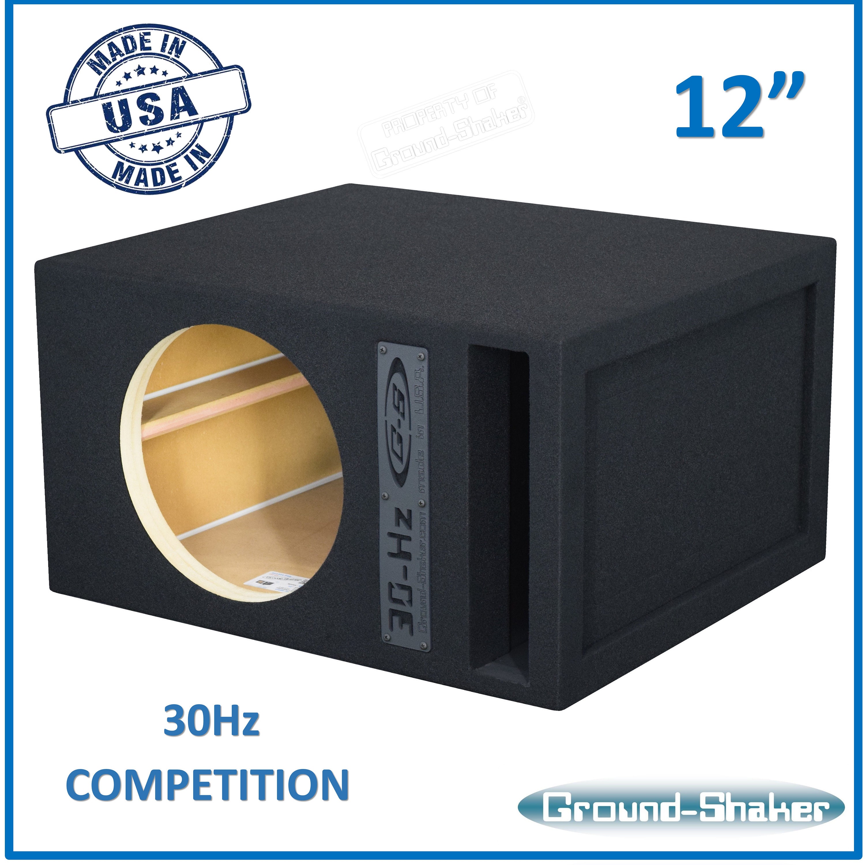 Single 12" Competition Ported Sub Box Single 8" Subwoofer Enclosure ...