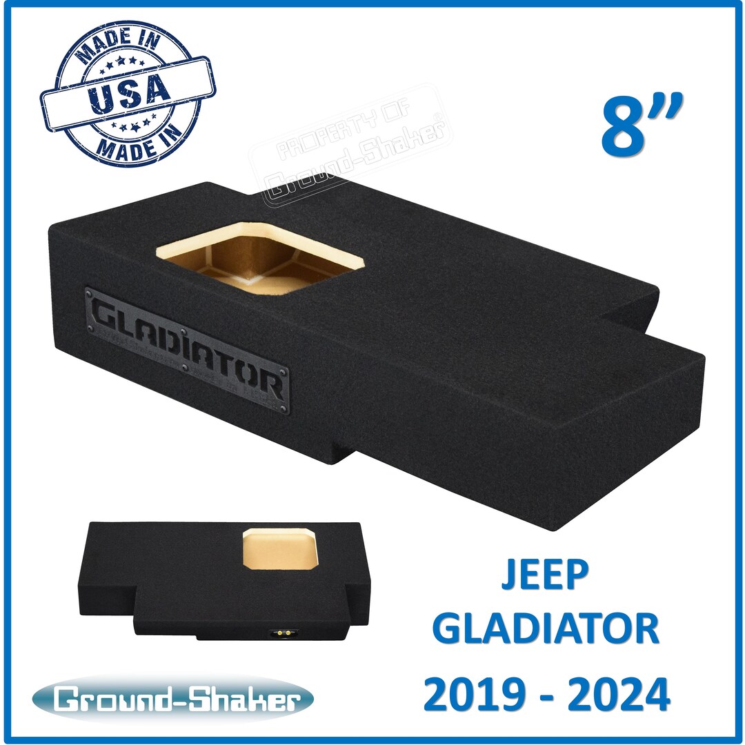 2019 - 2024 Jeep Gladiator 8" Single Sealed Solo Baric Sub Box ...