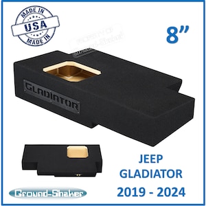 2019 - 2024 Jeep Gladiator 8" Single Sealed Solo Baric Sub Box ...