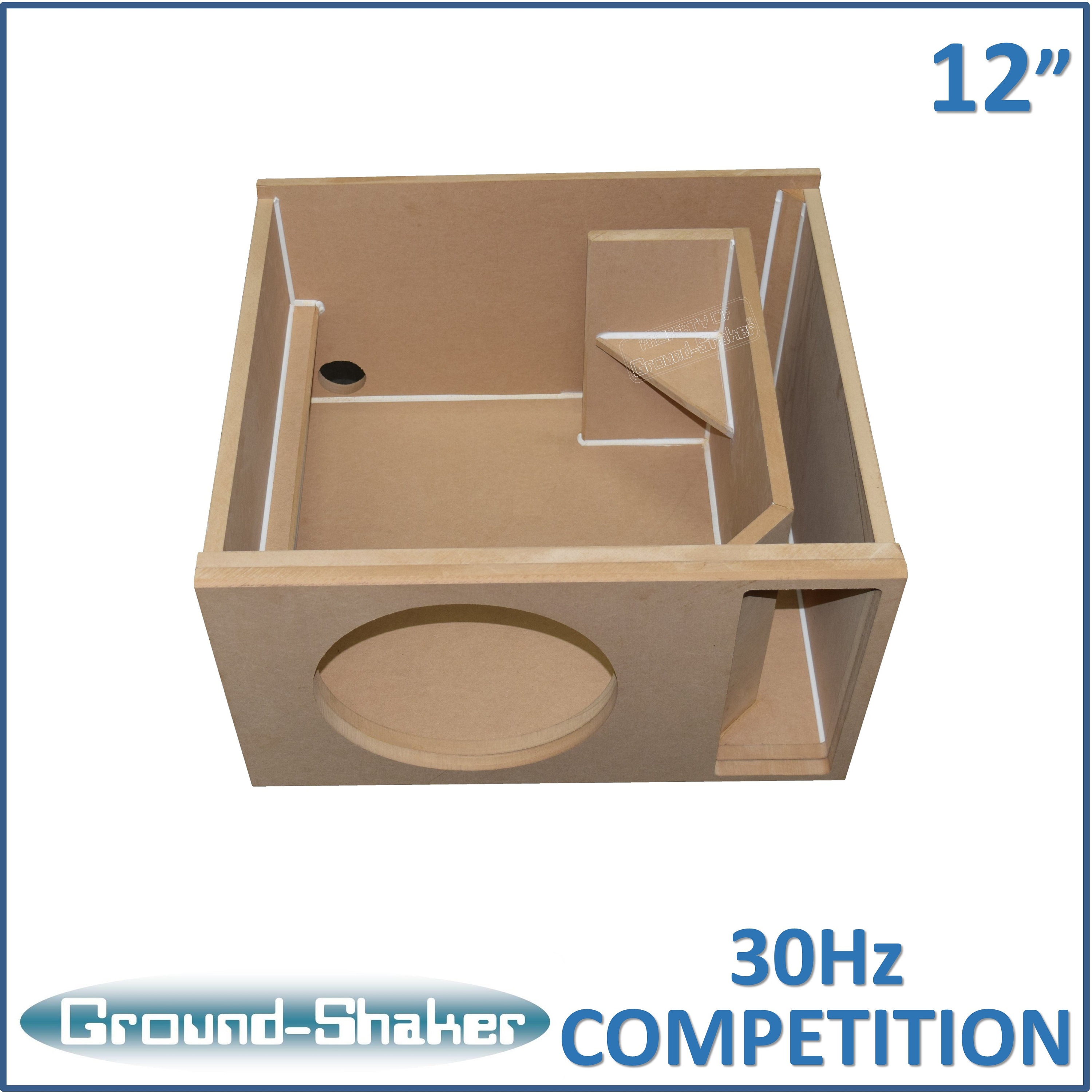 Single 12" Competition Ported Sub Box Single 8" Subwoofer Enclosure ...