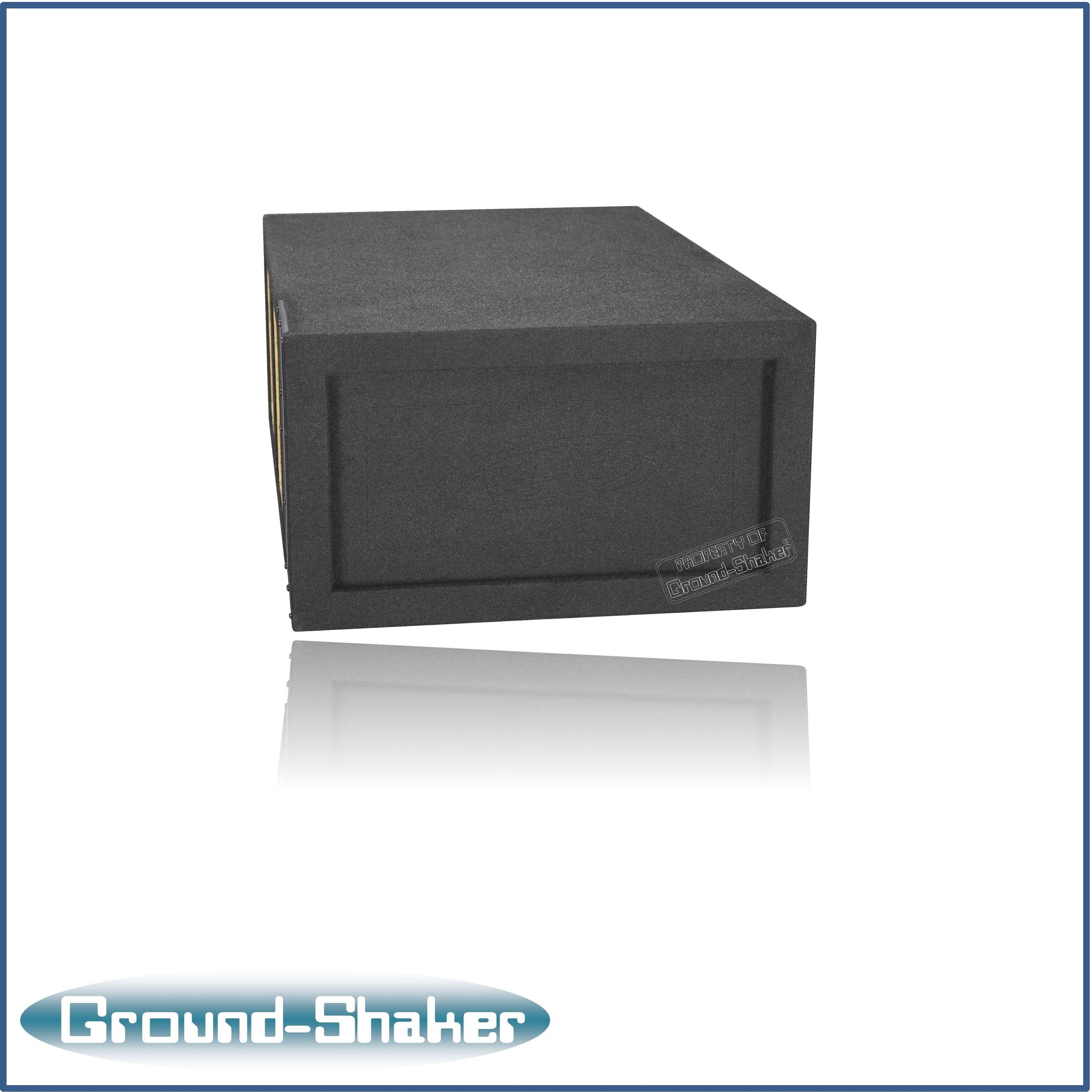 12 Dual Competition Ported Vented Sub Box Dual Subwoofer Enclosure ...