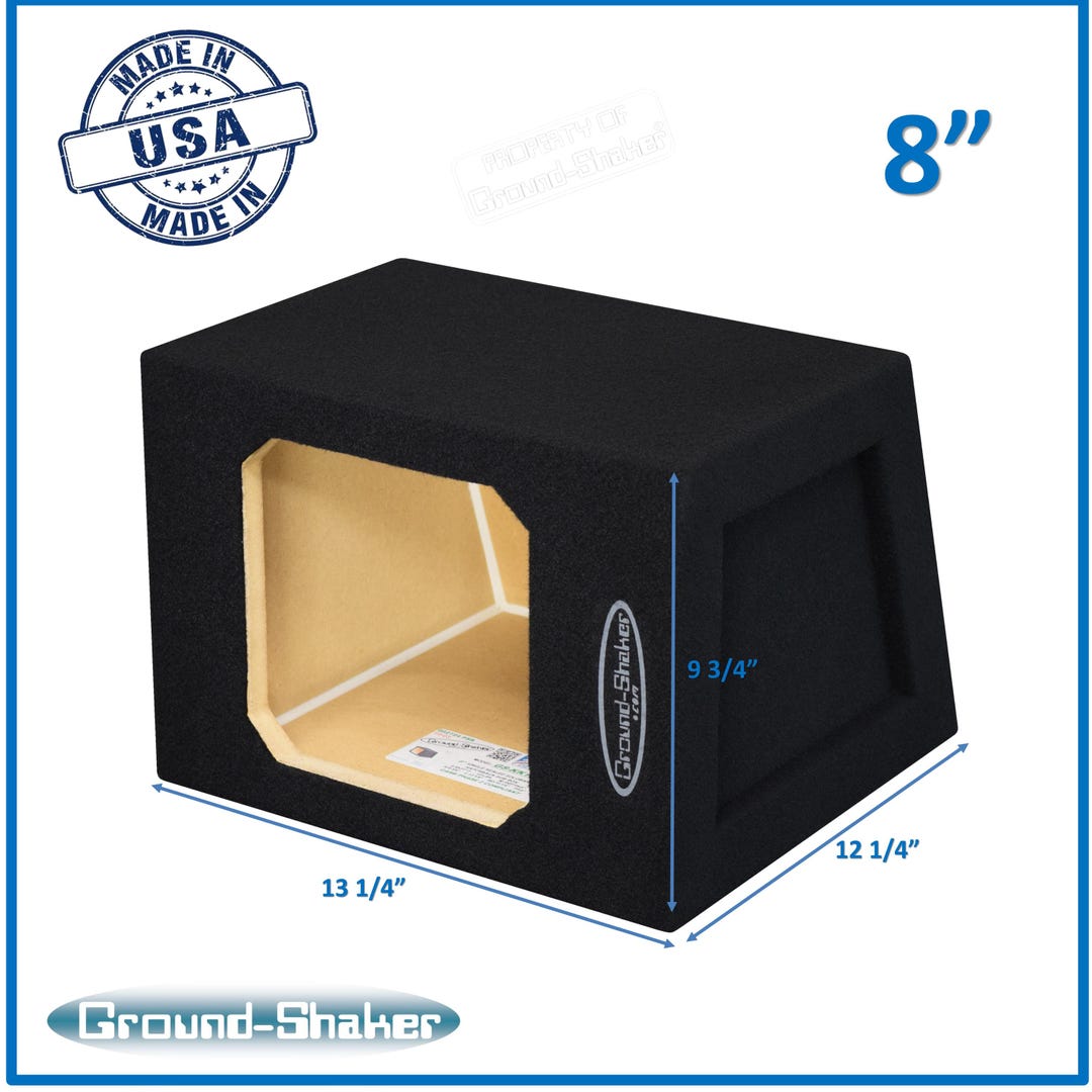 8" Single Solo Baric Ported Sub Box / 8" Solo Baric Subwoofer Enclosure ...