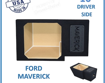 Ford Maverick 2022 - 2024 10" Sub Box Sealed DRIVER SIDE Subwoofer ...