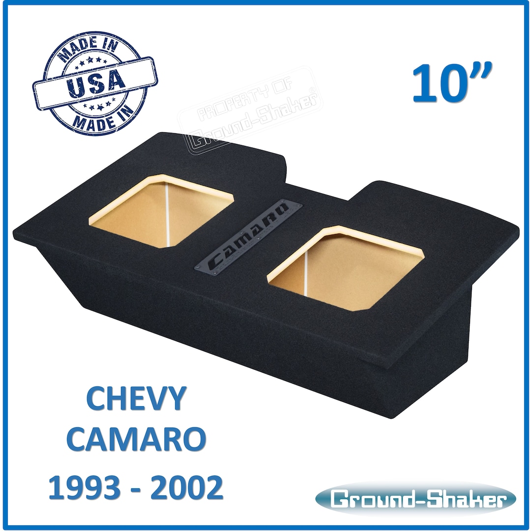 Chevy Camaro 1993-2002 10" Dual Solo Baric Sub Box Subwoofer Enclosure ...