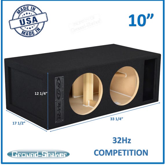 Dual 10 Subwoofer Enclosure Plans 10 Inch Subwoofer Box Design For