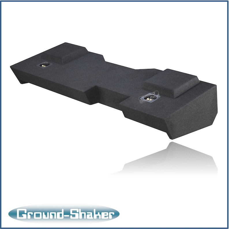 Chevy Silverado Crew-cab 2014-2018 12 Dual Sub Box Dual 12 Subwoofer ...