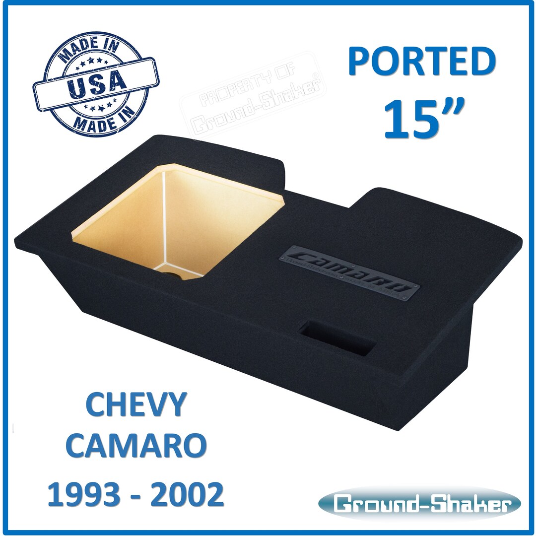 Chevy Camaro 1993-2002 15" Single Ported Solo Baric Sub Box Subwoofer ...