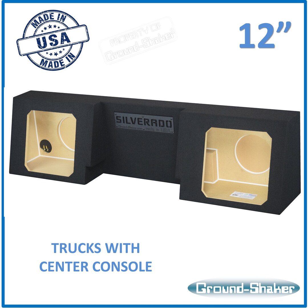 Chevy Silverado Regular / Single Cab 12" Sub Box Subwoofer Enclosure ...