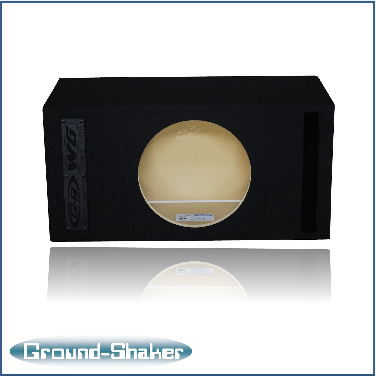 12" Single Ported / Vented Sub Box Subwoofer Enclosure for JL AUDIO W6 ...