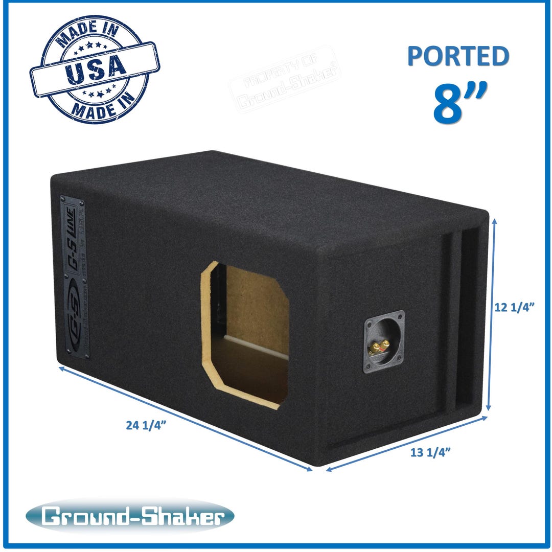 Ground Shaker 8" Single Ported Extra Large Kicker Solo Baric Subwoofer ...