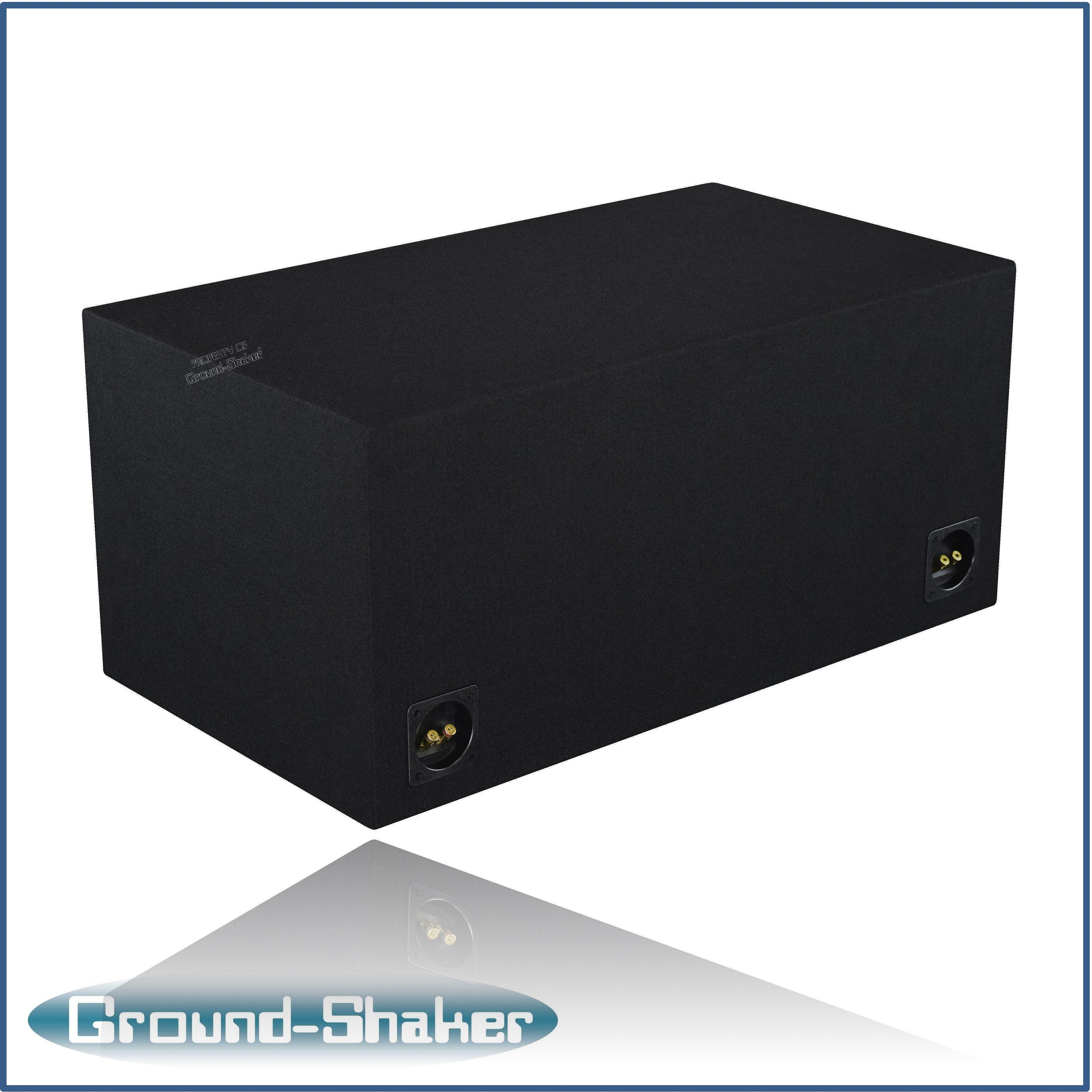 12" Dual Subwoofer Enclosure / Dual 10" Bandpass Ported / Vented Sub ...