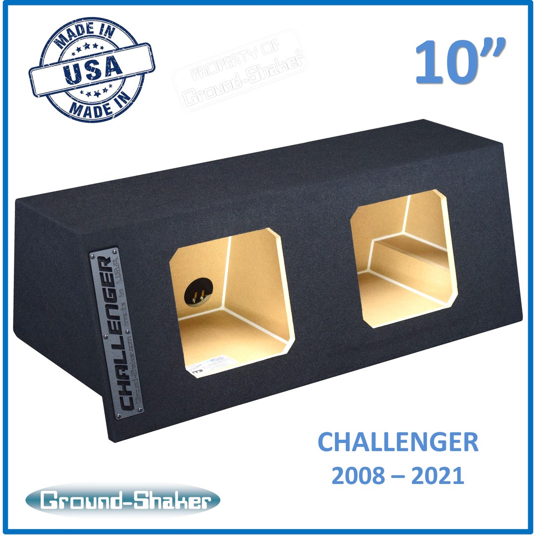 2008-2021 Dodge Challenger 10" Dual Sealed Solo Baric Subwoofer ...