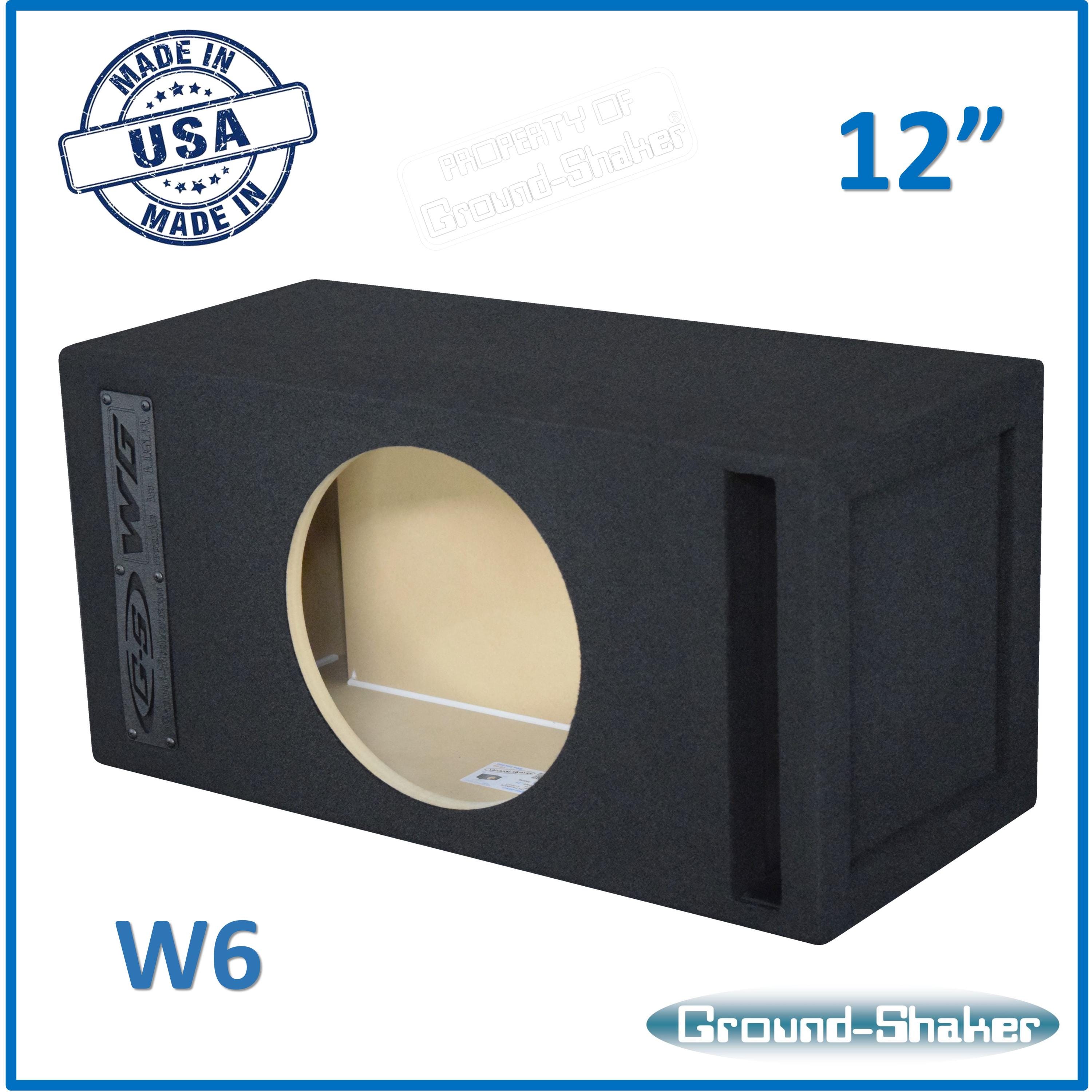 12" Single Ported / Vented Sub Box Subwoofer Enclosure for JL AUDIO W6 ...