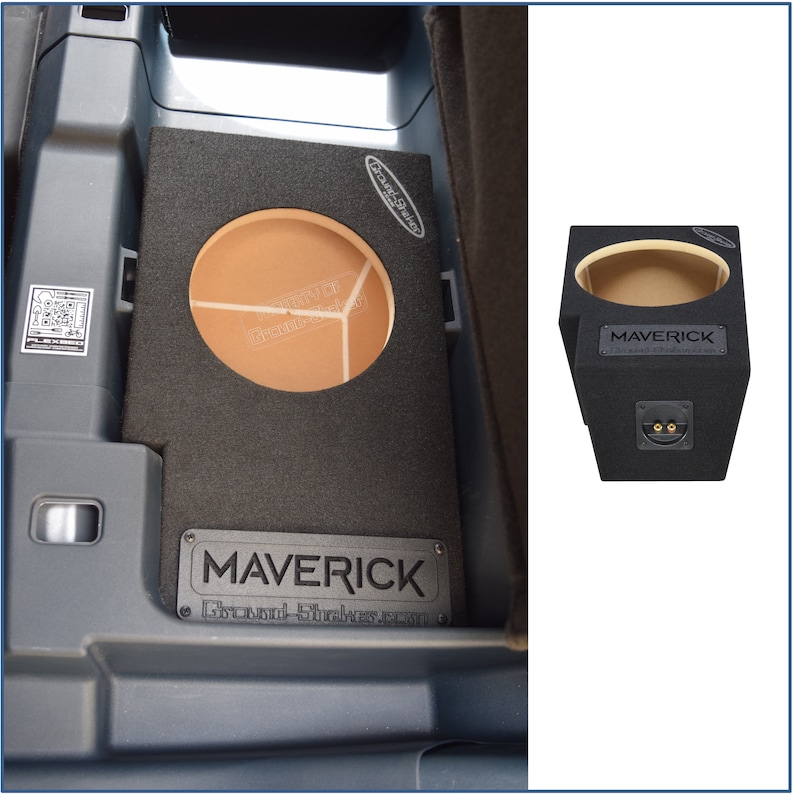 Ford Maverick 2022 - 2024 10" Sub Box Sealed DRIVER SIDE Subwoofer ...