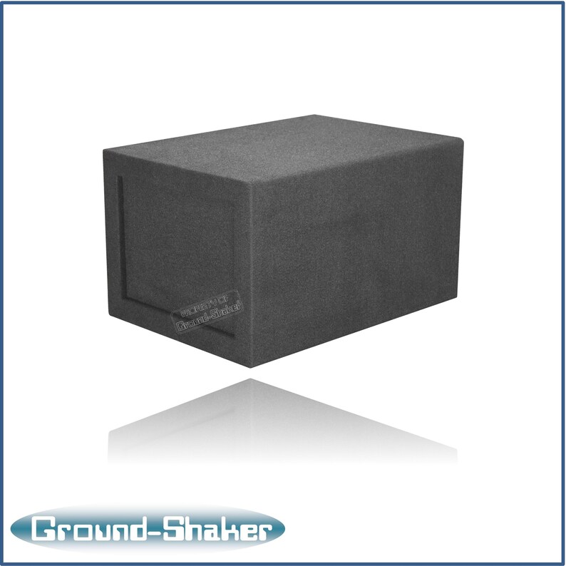 10 Sub Box 32hz Single Vented Ported Subwoofer Enclosure Ground Shaker ...