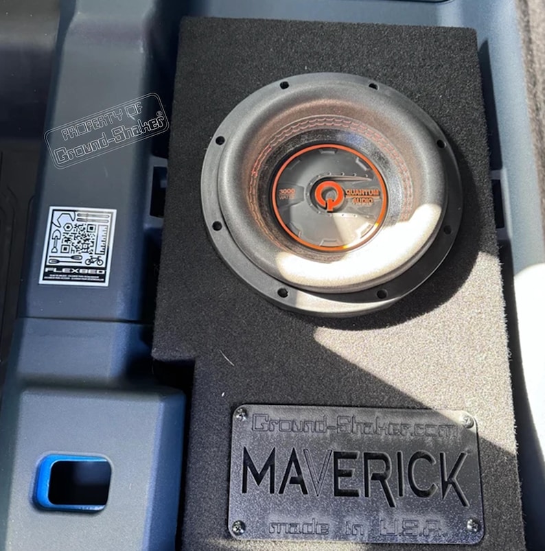 Ford Maverick 2022 - 2024 10" Sub Box Sealed DRIVER SIDE Subwoofer ...