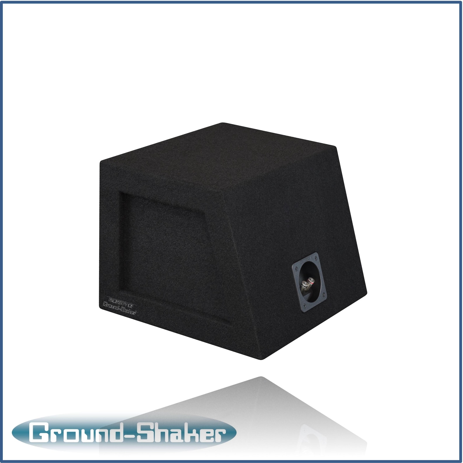 8" Single Sealed Mid-size Hatchback Sub Box Ground Shaker Subwoofer ...