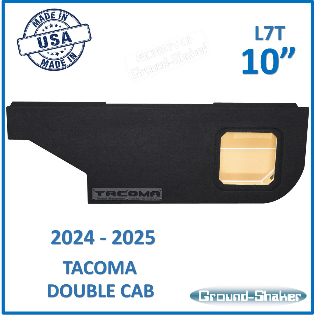 For Toyota Tacoma Double Cab 2024 2025 10" L7T Single Sub Box Subwoofer ...