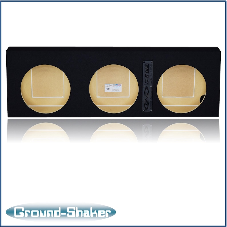 12" Triple Sealed Shallow Mount Sub Box Slim Speaker Box Subwoofer ...