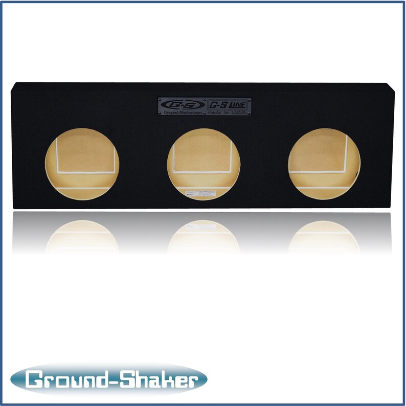 10" Triple Sealed Shallow Mount Sub Box Slim Speaker Box Subwoofer ...