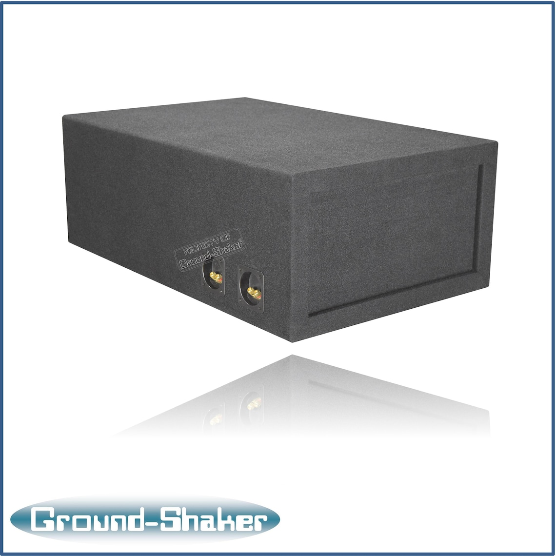 10 Dual Competition Ported Vented Sub Box Dual Subwoofer Enclosure ...
