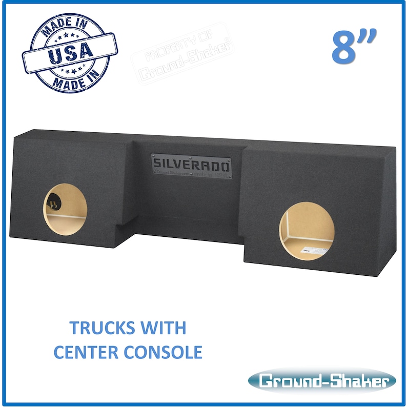 Chevy Silverado 8" Dual Sub Box Regular Cab / Single Cab Ground Shaker ...