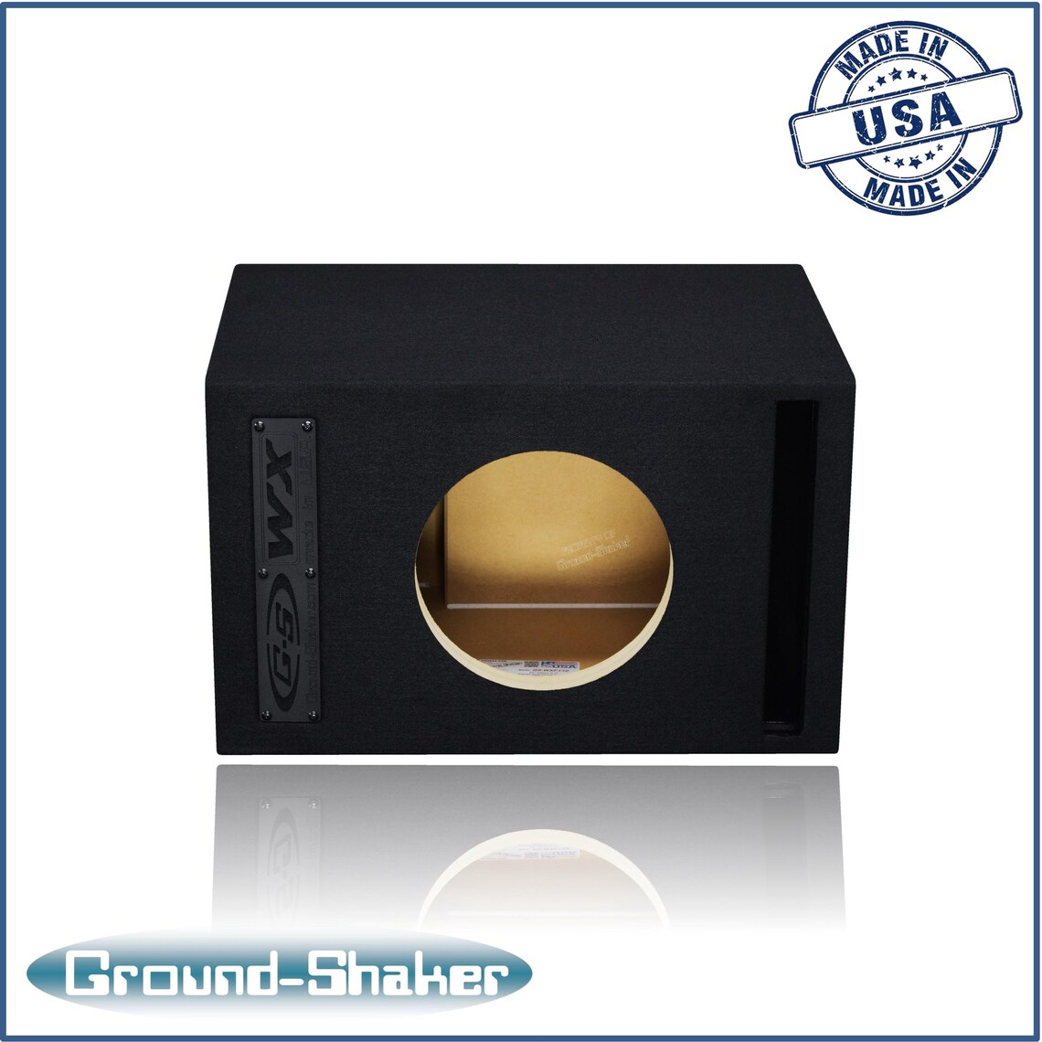 10" Single Ported / Vented Reinforced Sub Box Subwoofer Enclosure ...