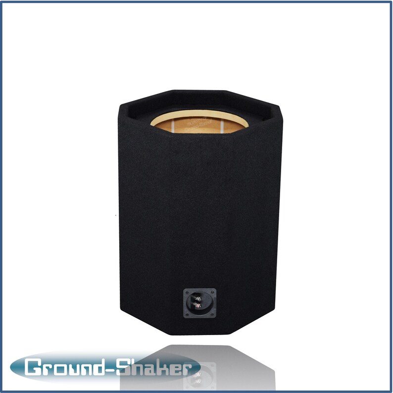 10" Bass Tube WHITE Plaque Sub Box Subwoofer Enclosure Ported / Vented ...