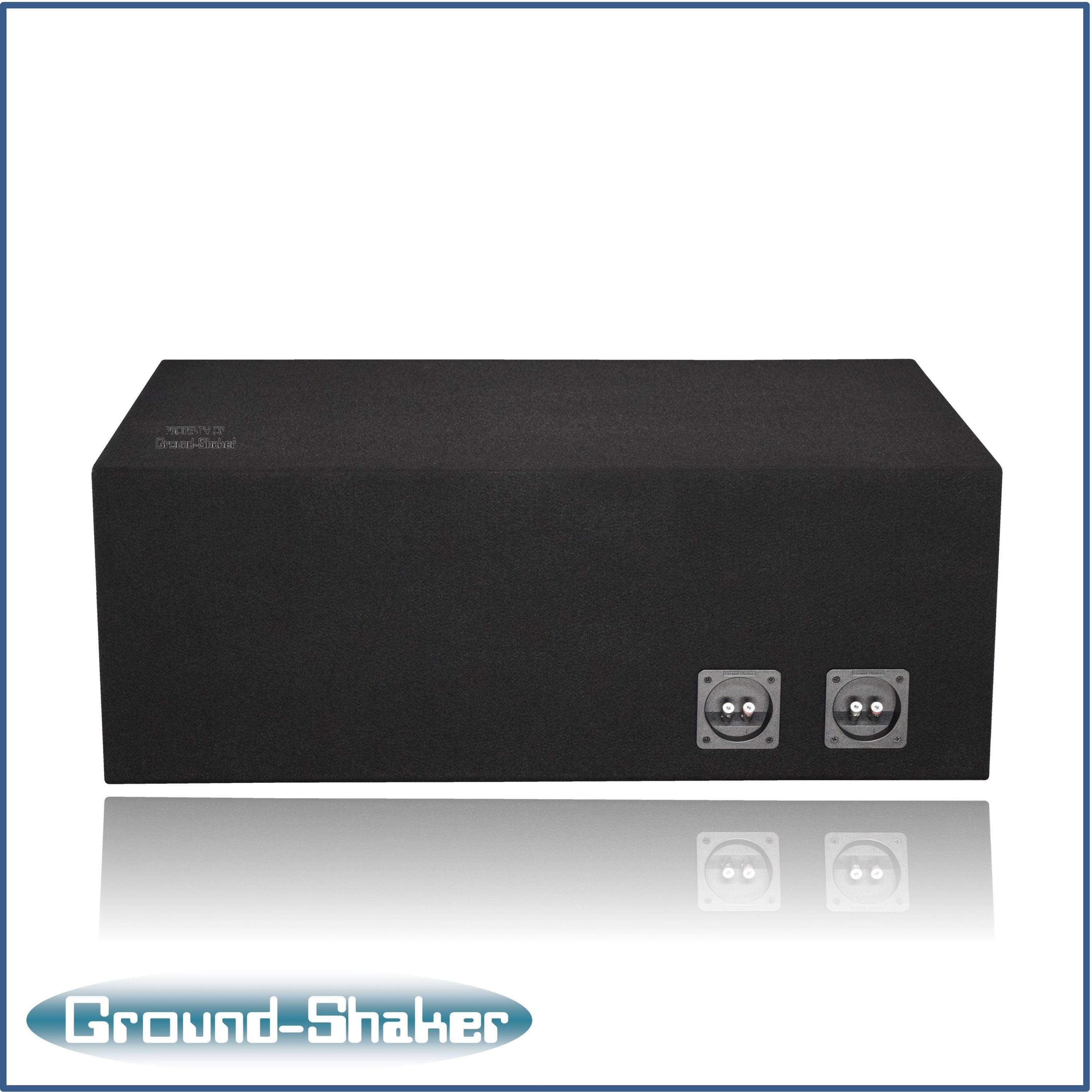 10" Dual Competition Ported Vented Sub Box Dual Subwoofer Enclosure ...