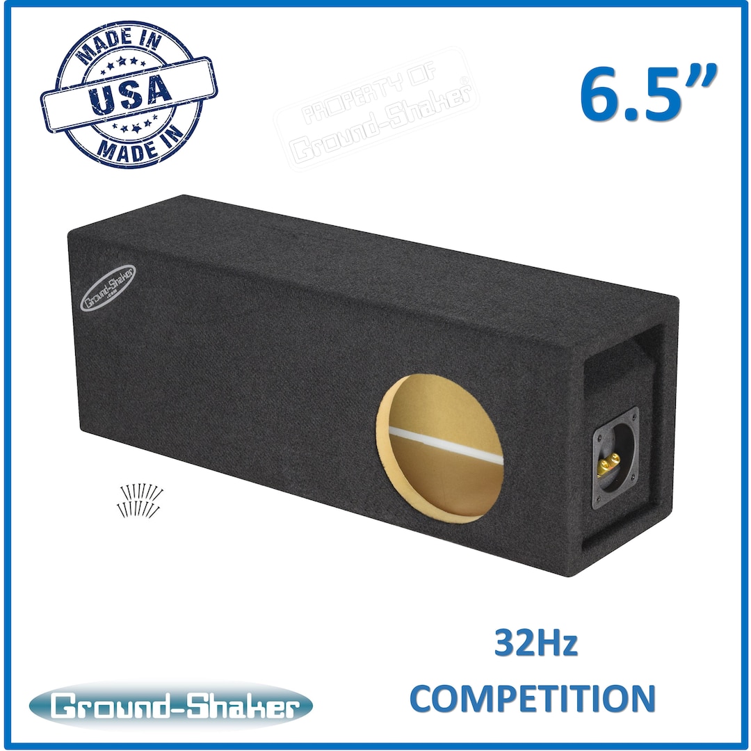 6.5 Speaker Box 32hz Single Ported Sub Box Subwoofer Enclosure Ground ...