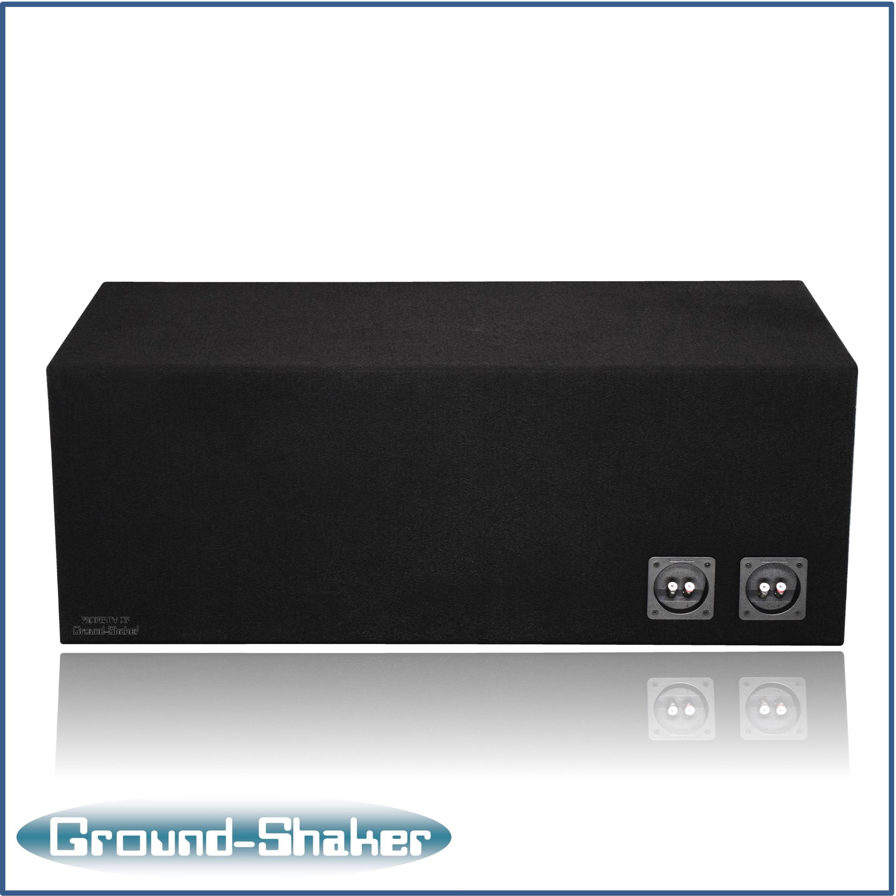 12" Sub Box 32hz Dual Ported Vented Subwoofer Enclosure Ground Shaker ...