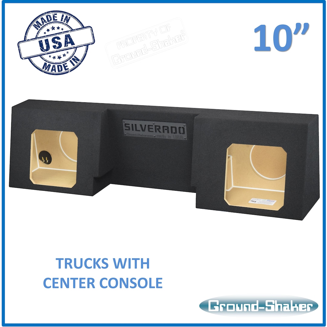Chevy Silverado Regular / Single Cab 10" Sub Box Subwoofer Enclosure ...