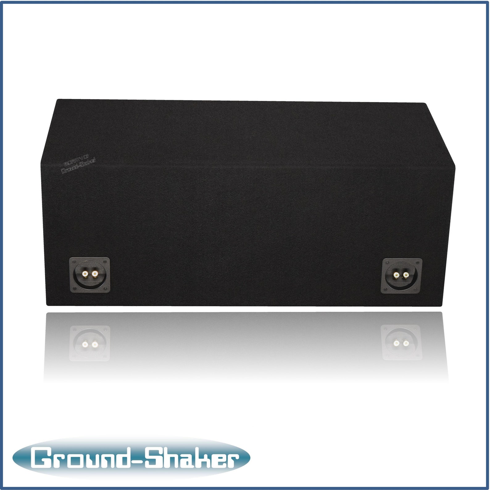 10" Dual Vented Slot Ported Bandpass Sub Box Subwoofer Enclosure Ground ...