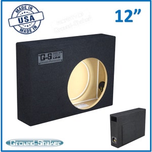12 Sub Box / 12 Single Ported Slim Subwoofer Enclosure Ground Shaker - Etsy