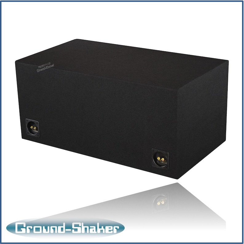 12" Dual Subwoofer Enclosure / Dual 10" Bandpass Ported / Vented Sub ...