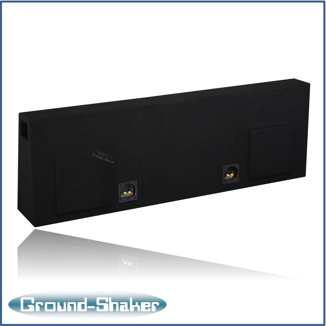 Single Cab/ Regular Cab 12" Dual Truck Ported Sub Box Vented Subwoofer ...