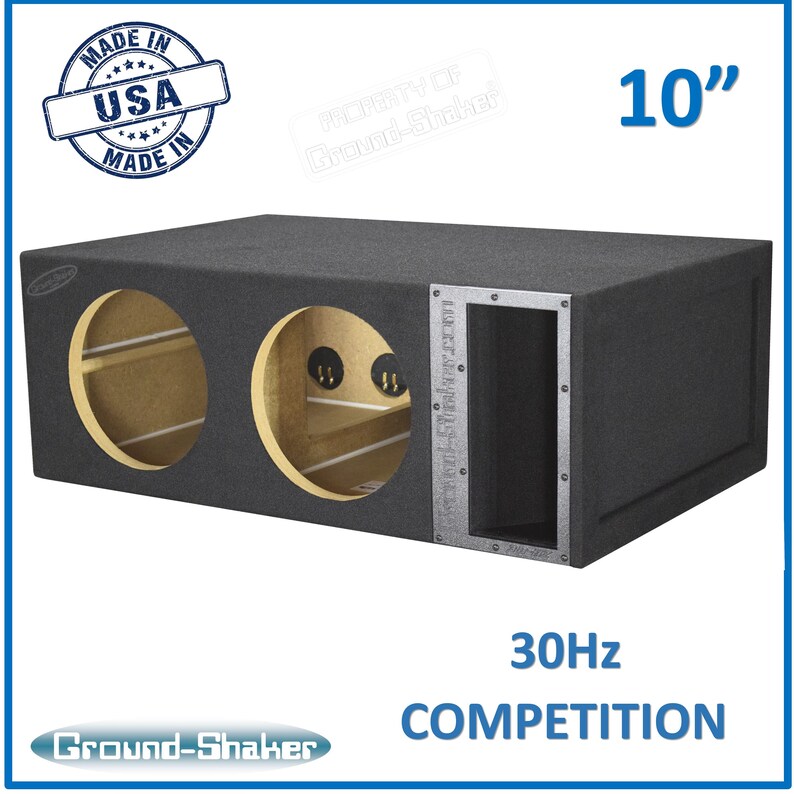 10 Dual Competition Ported Vented Sub Box Dual Subwoofer - Etsy