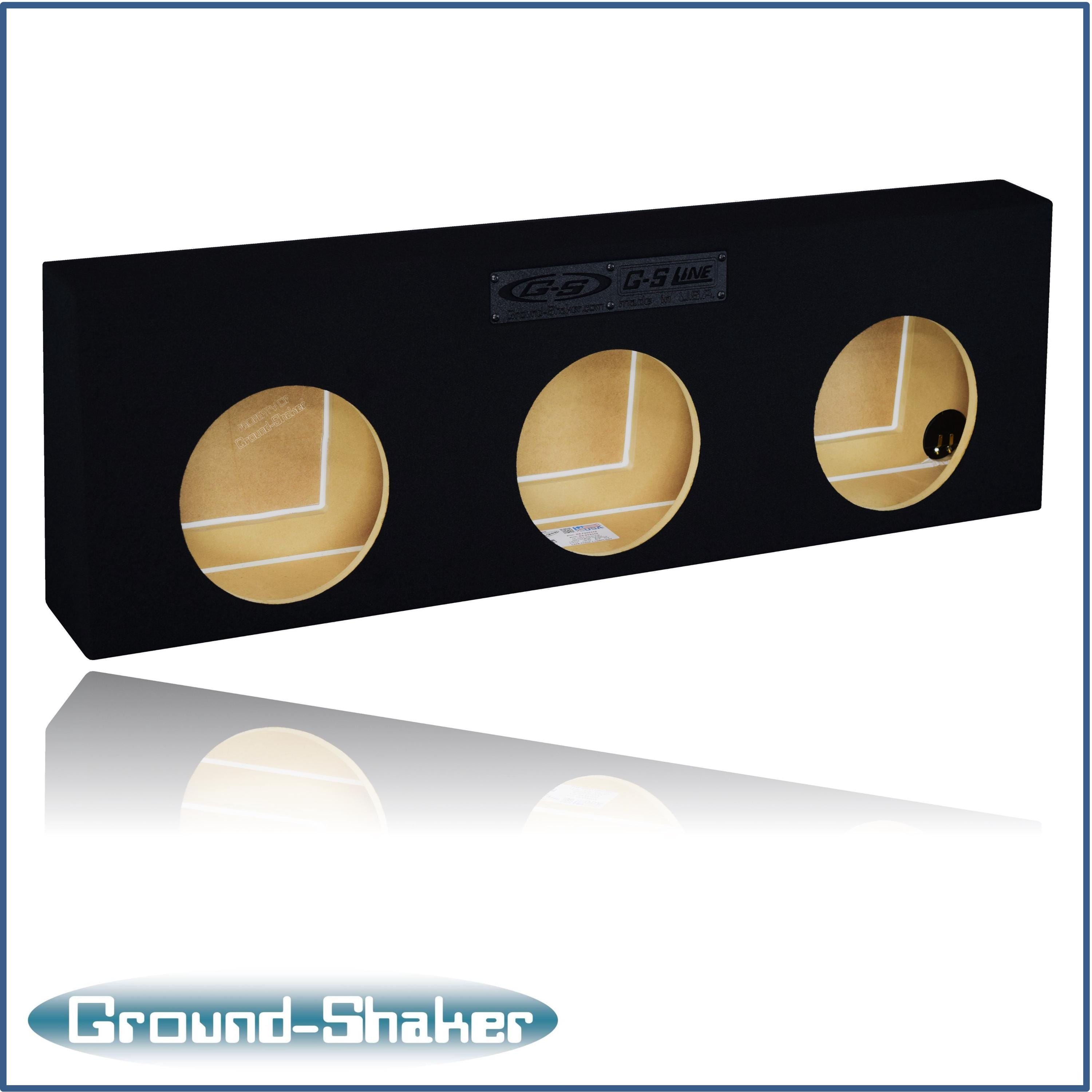 10" Triple Sealed Shallow Mount Sub Box Slim Speaker Box Subwoofer ...