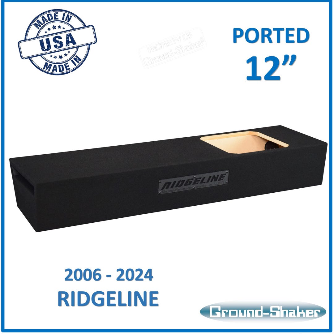 Honda Ridgeline Crew-cab 2006-2024 12" Single Ported L7T Sub Box ...