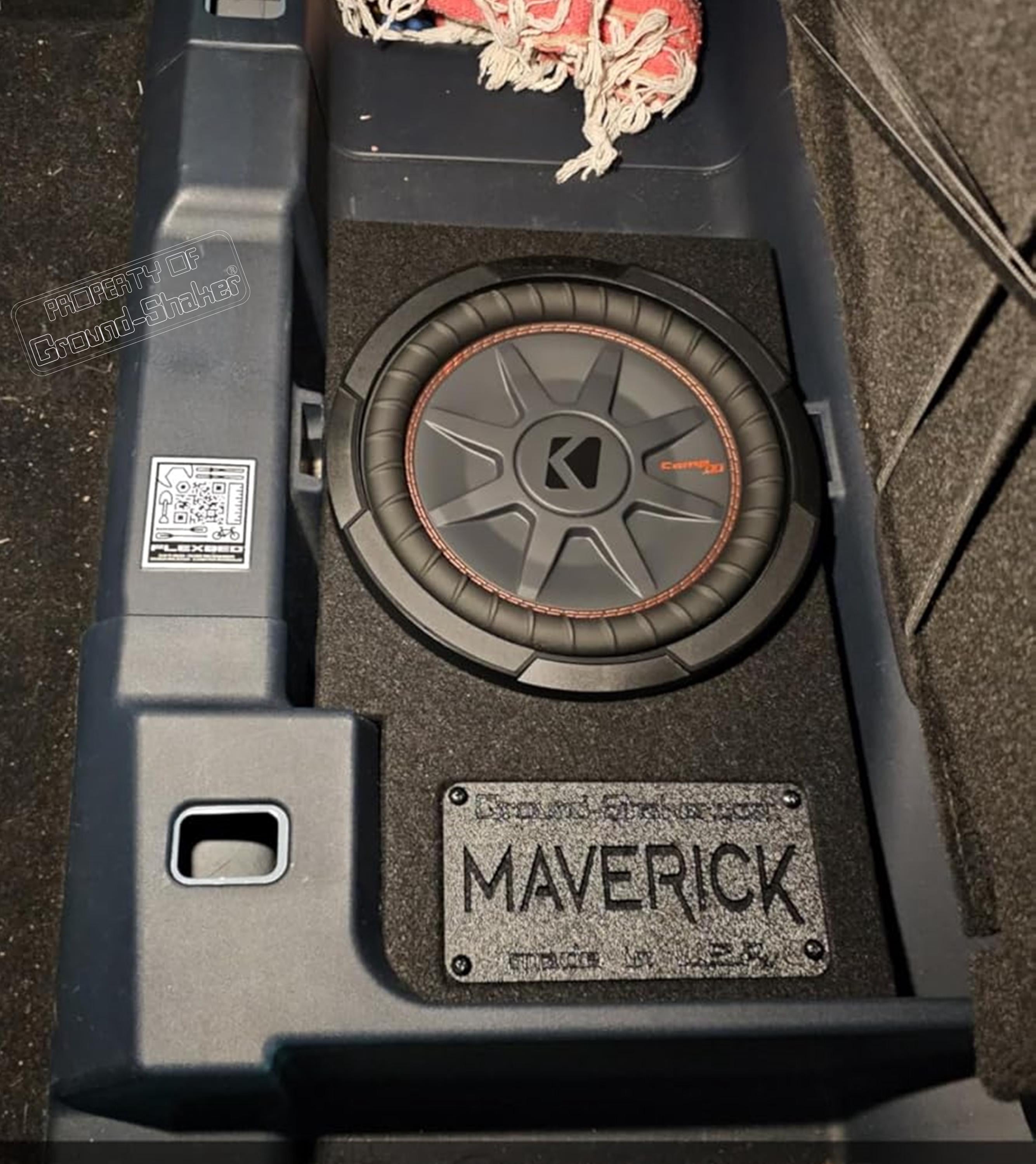 Ford Maverick 2022 - 2024 10" Sub Box Sealed DRIVER SIDE Subwoofer ...