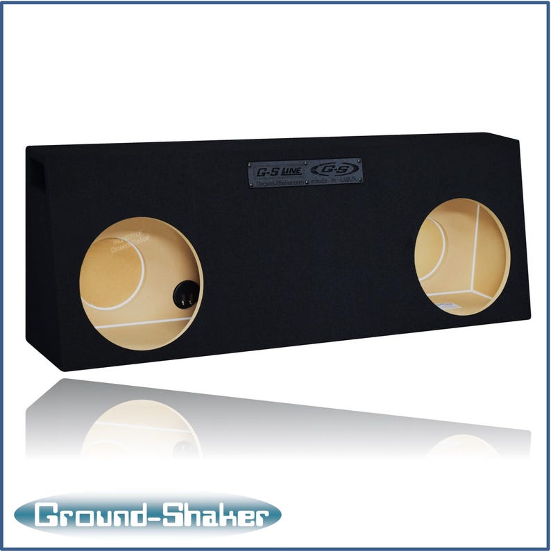 Single Cab/ Regular Cab 12" Dual Truck Ported Sub Box Vented Subwoofer ...