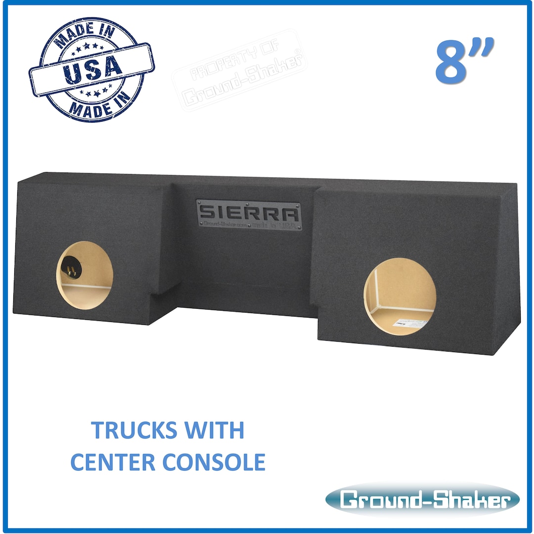 GMC Sierra 8" Dual Sub Box Regular Cab / Single Cab Ground Shaker - Etsy