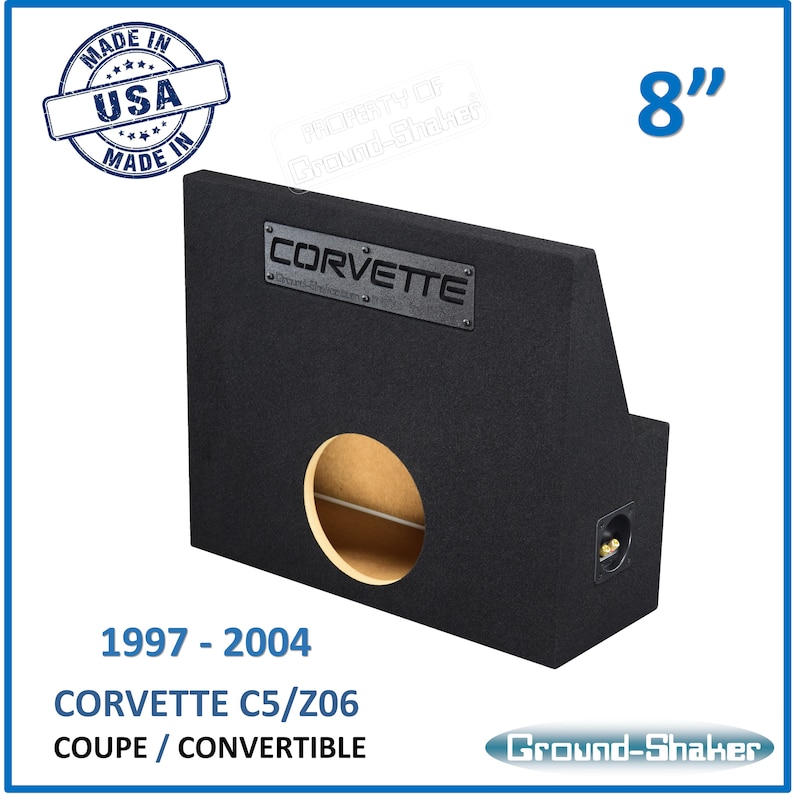 Chevy Corvette C5 / Z06 8" Sub Box Car Audio Speaker Box Subwoofer ...