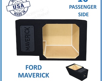 Ford Maverick 2022 - 2024 10" Sub Box Sealed DRIVER SIDE Subwoofer ...
