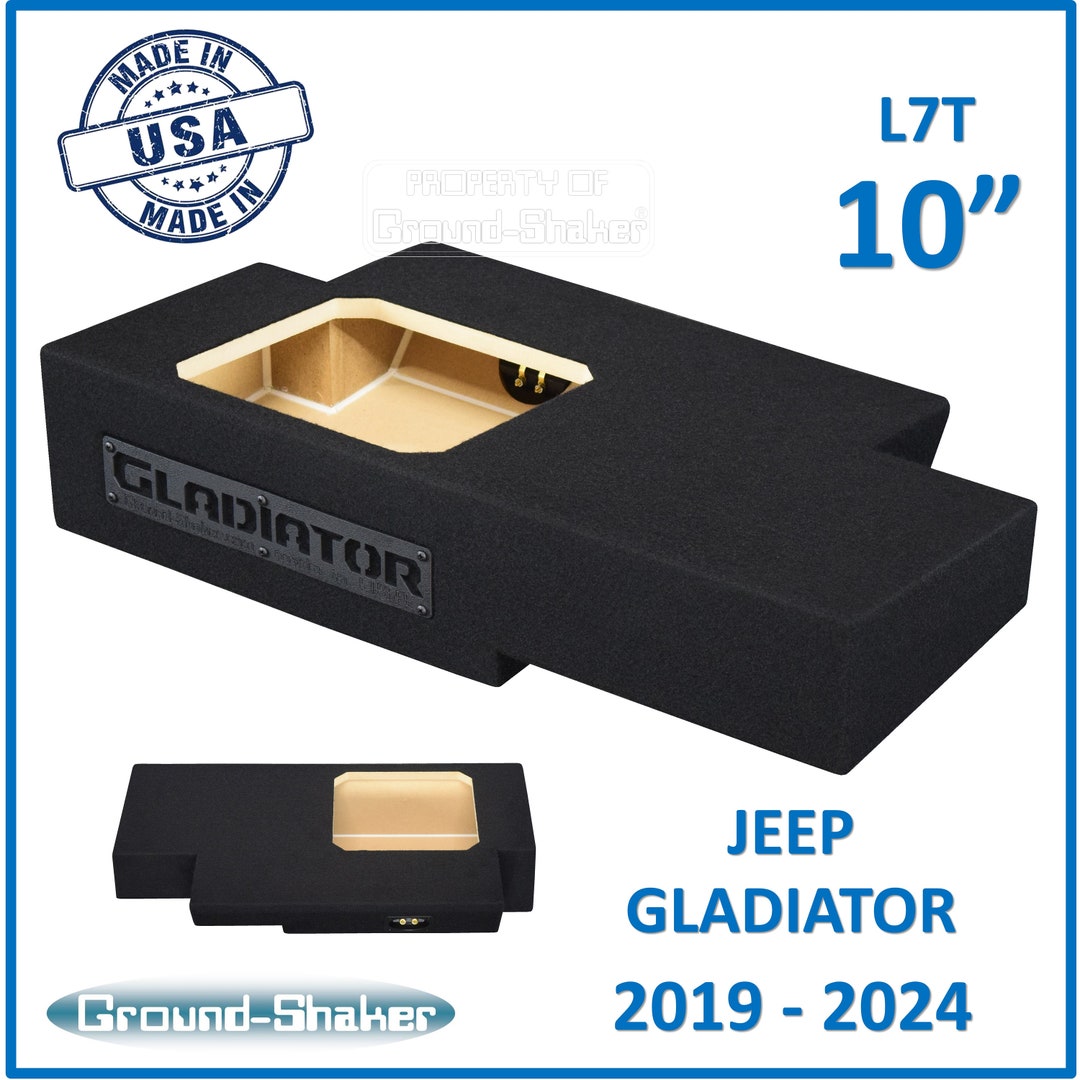 2019 - 2024 Jeep Gladiator 10" Single Sealed L7T Sub Box Subwoofer ...