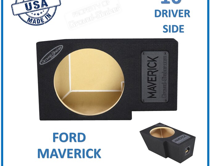Ford Maverick 2022 - 2024 10" Sub Box Sealed DRIVER SIDE Subwoofer ...