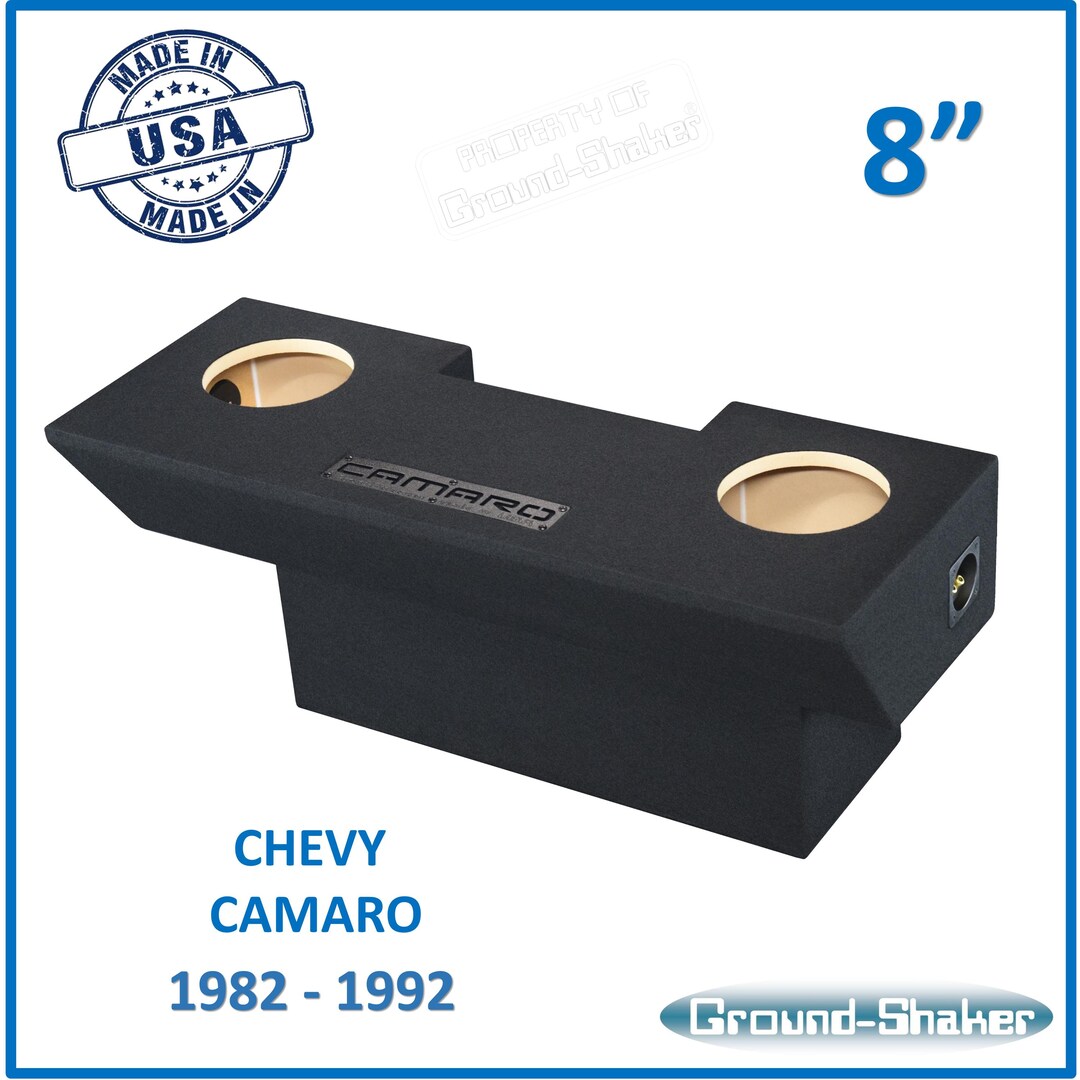Chevy Camaro 1982-1992 8" Dual Sub Box Ground-shaker Sub Woofer ...