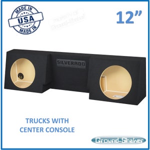 Chevy Silverado Regular Cab / Single Cab 12" Dual Sealed Sub Box Ground ...