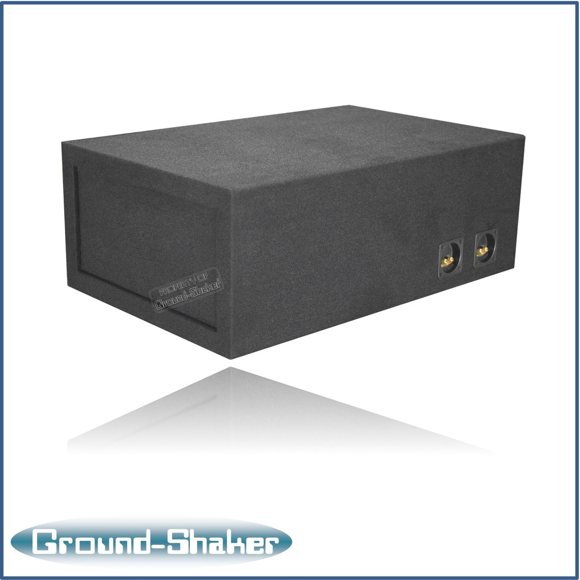 10 Dual Competition Ported Vented Sub Box Dual Subwoofer Enclosure ...