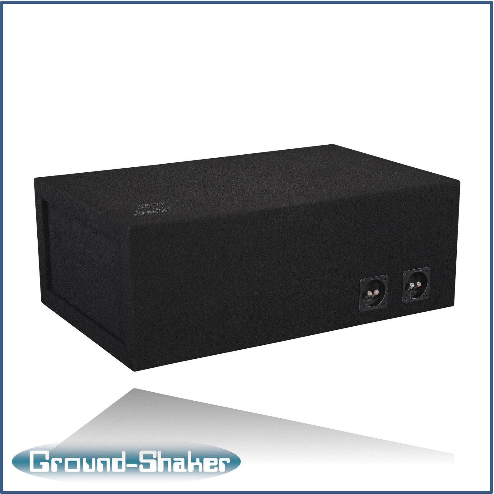 10" Dual Competition Ported Vented Sub Box Dual Subwoofer Enclosure ...